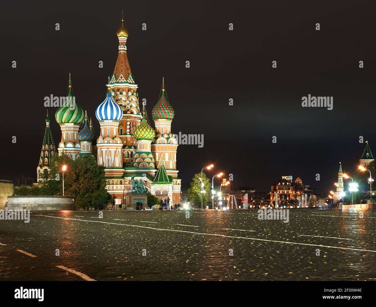 night Red square. Moscow, Russia Stock Photo - Alamy