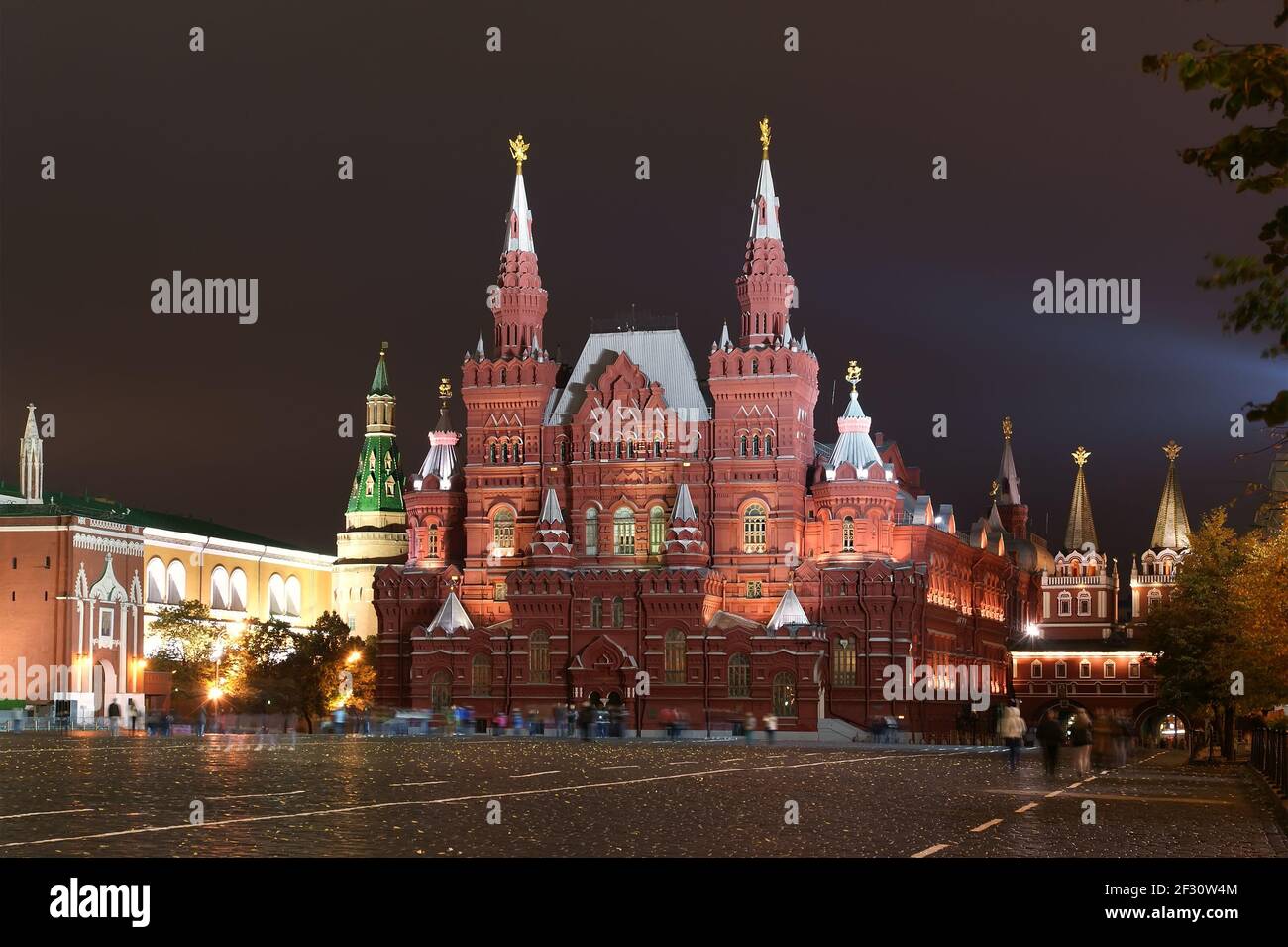 night Red square. Moscow, Russia Stock Photo - Alamy