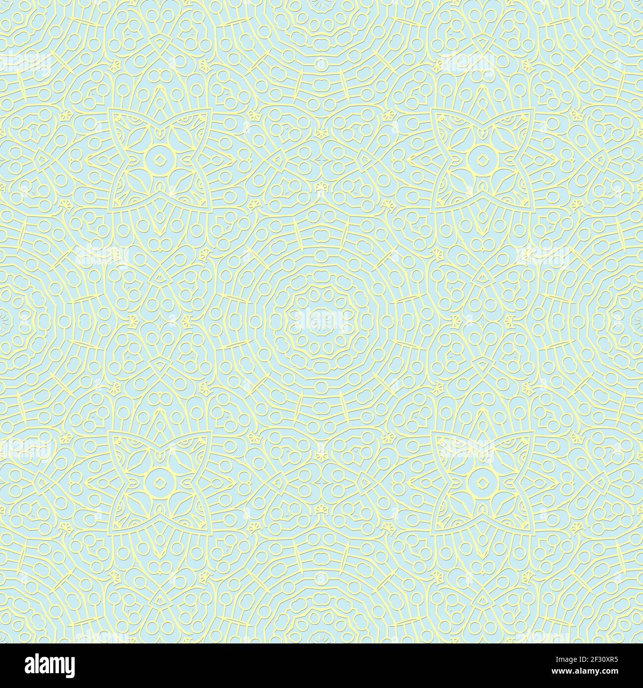 Light Color Seamless Pattern with mandala.Seamless Background design ...