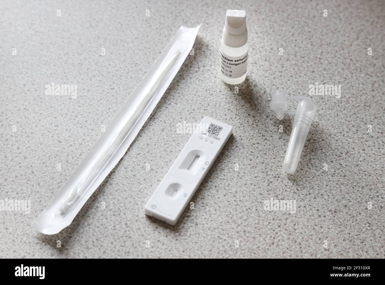 Covid 19 self testing kit hi-res stock photography and images - Alamy