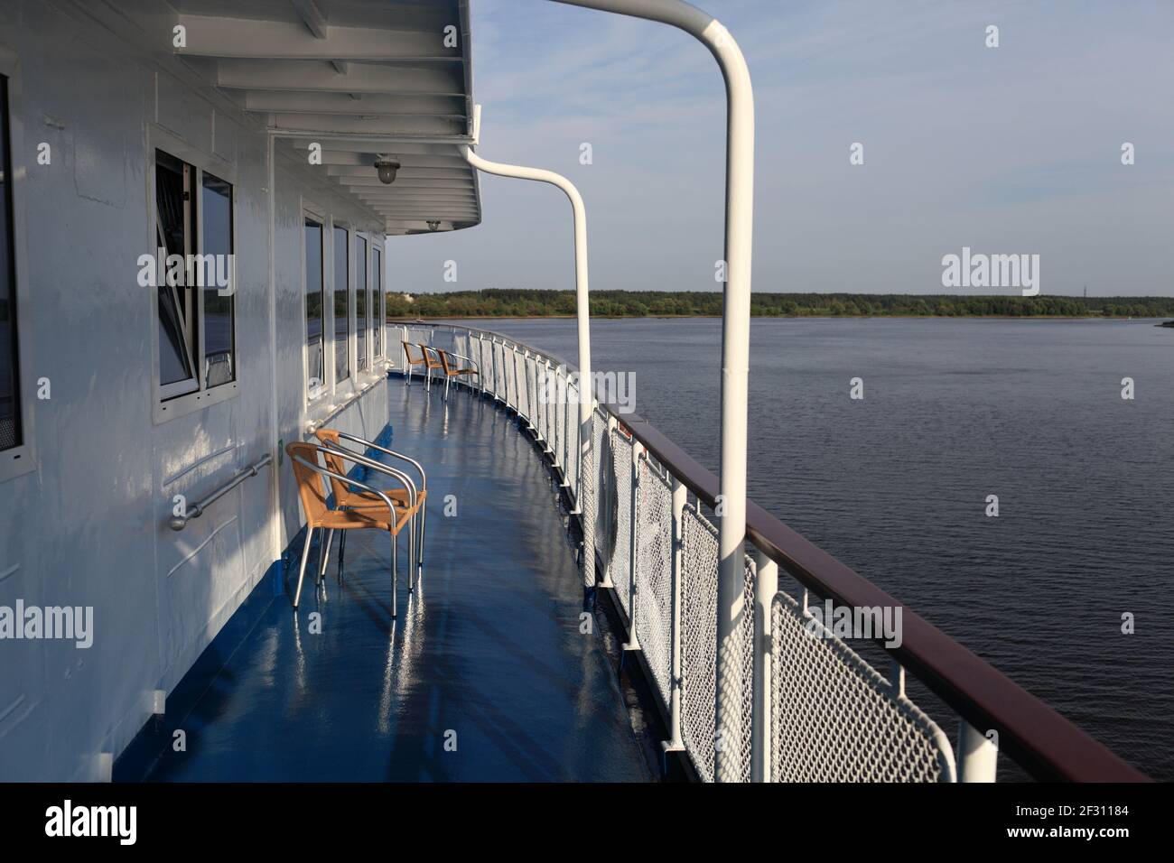 Exterior of the old cruise ship cabins Stock Photo - Alamy