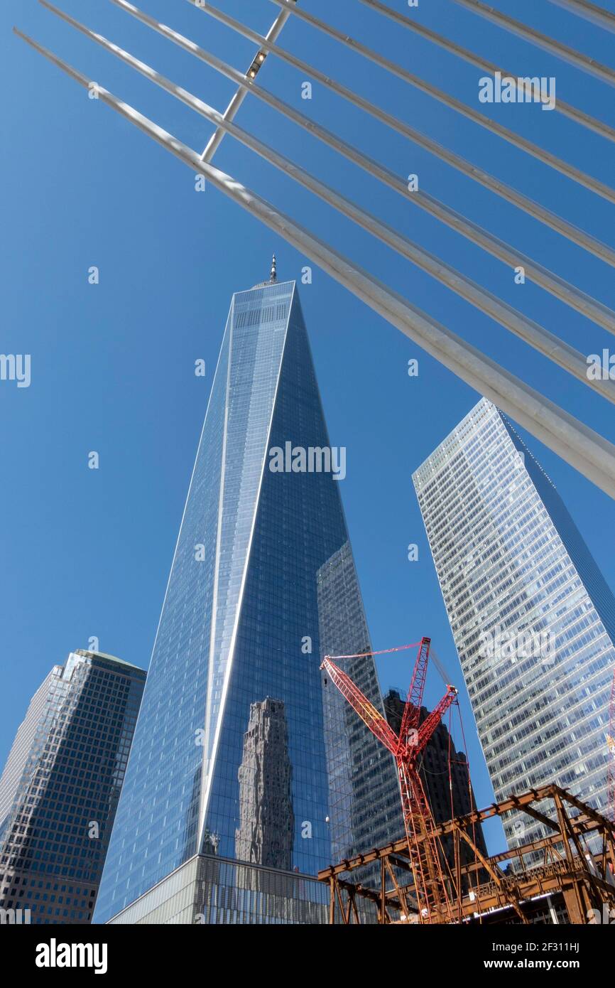 World Trade Center Complex is located in Lower Manhattan, NYC, USA ...