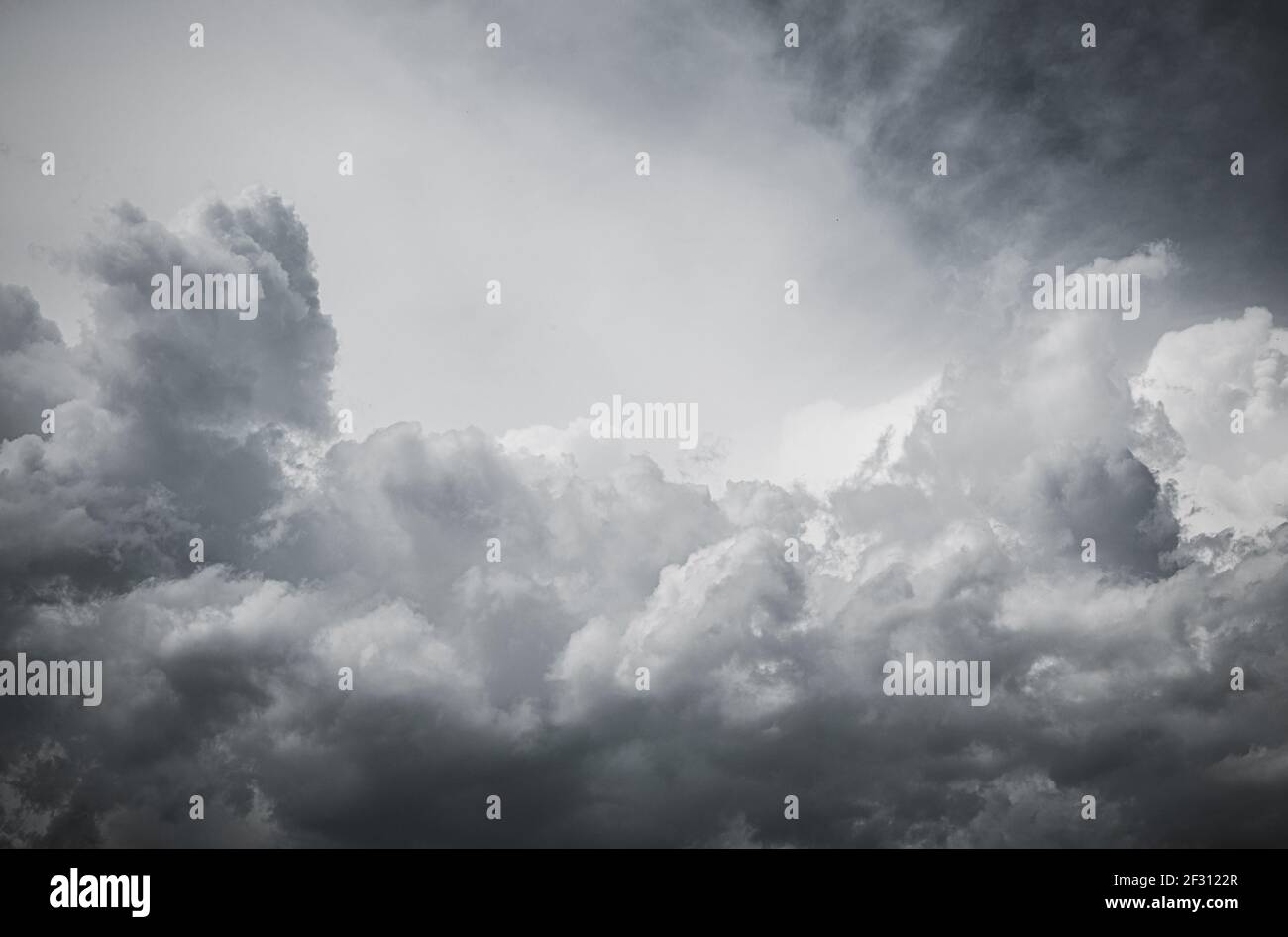 Dark Stormy Sky Nature Background. Incoming Storm Cloudscape Stock ...