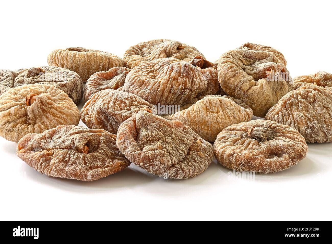 Dried figs close up. Dried fruit isolated on white background Stock ...