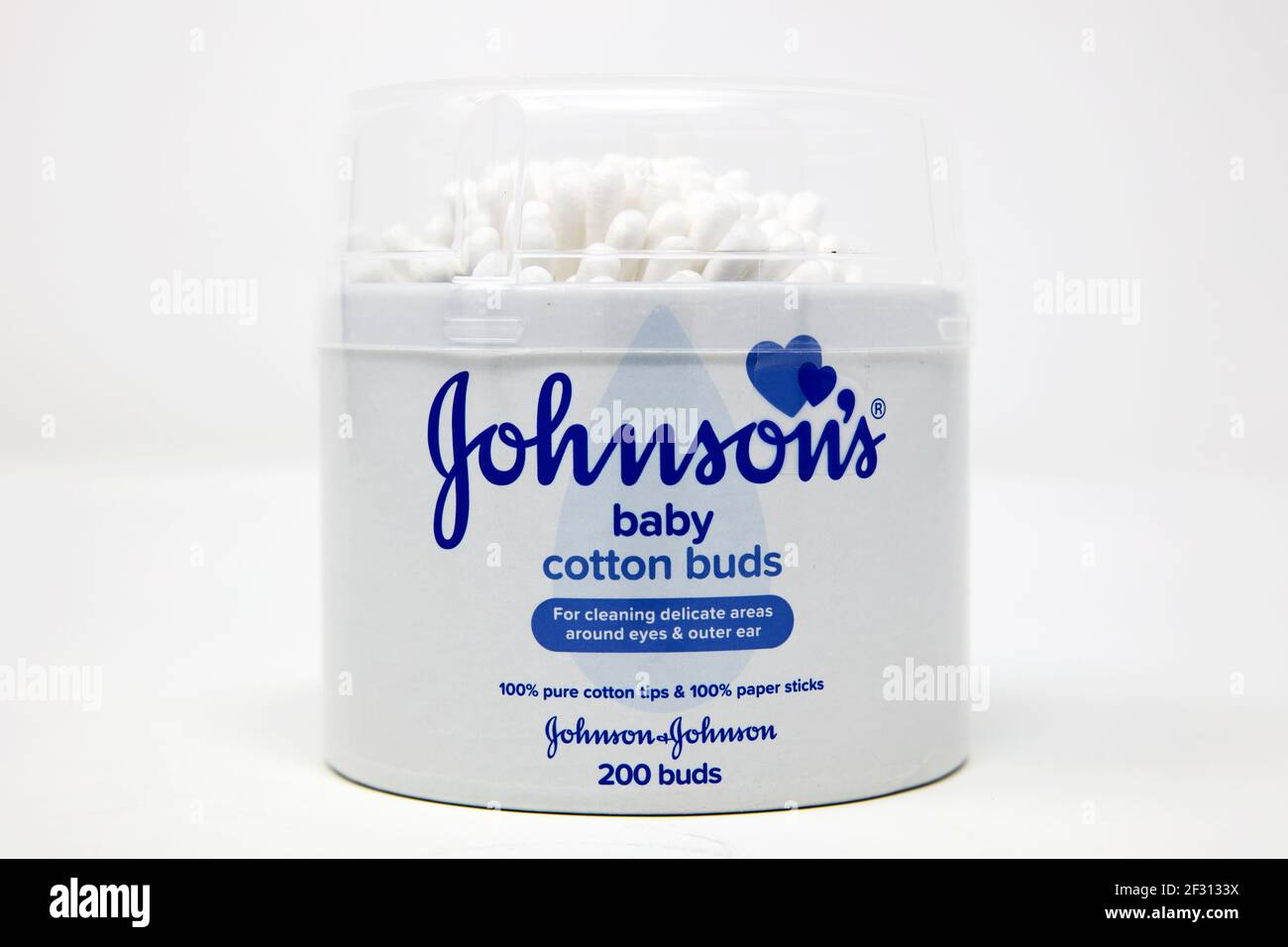 Johnsons baby cotton buds hi-res stock photography and images - Alamy