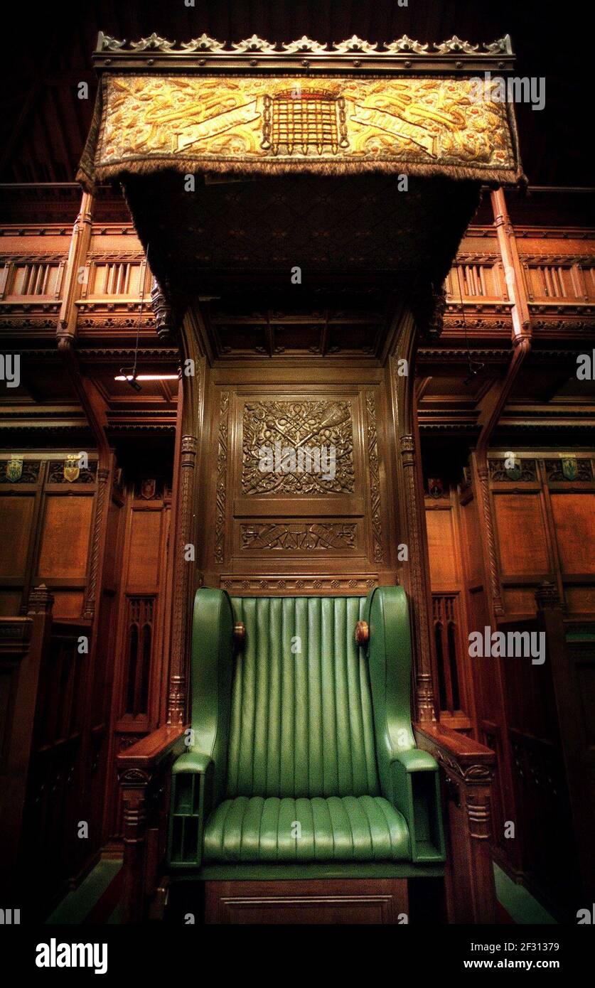 Speaker's Chair House Of Commons at Miguelina Cotten blog