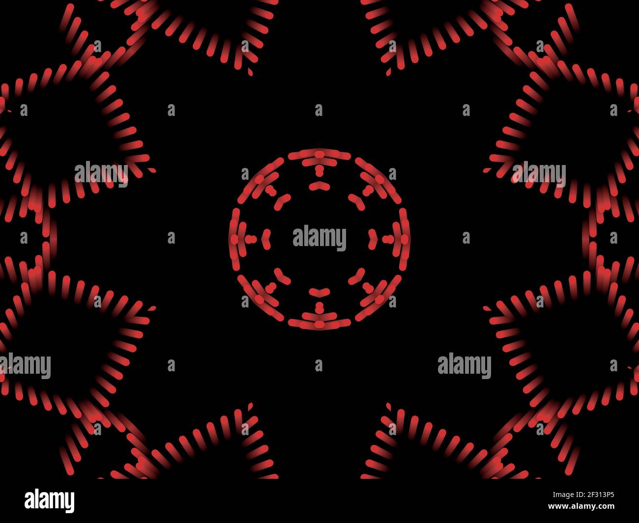 Pattern design made with the help of graphics editing and formatting ...