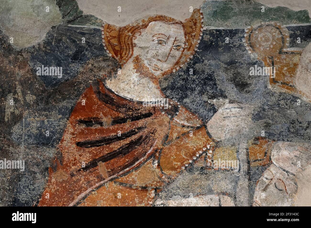Saint Julian the Hospitaller stabs his parents in bed. Detail of late ...