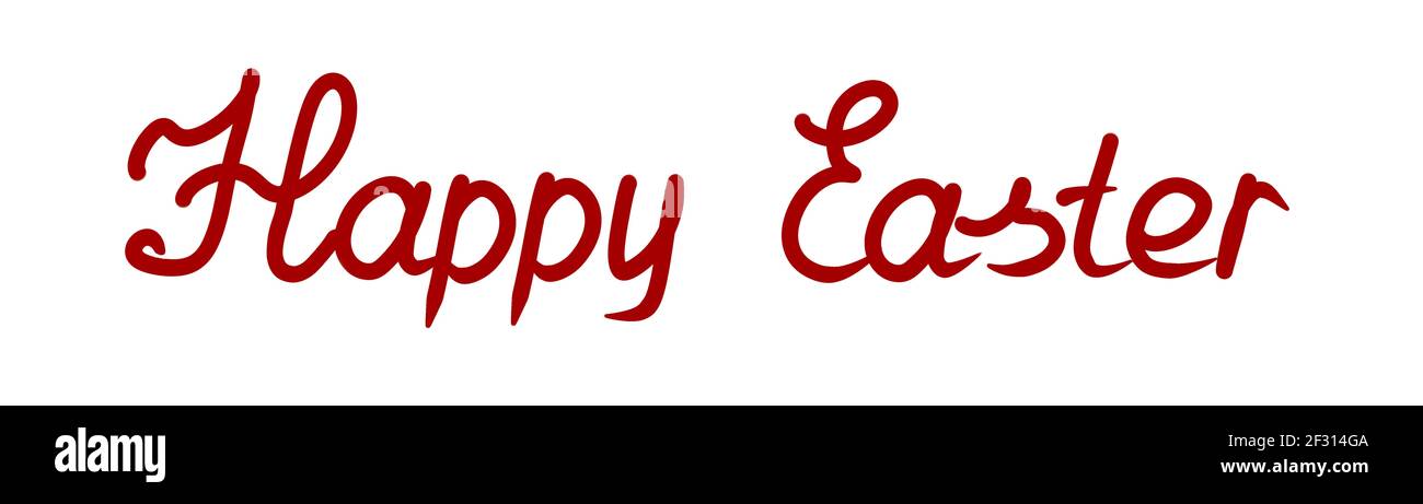 Modern calligraphy lettering text Cut Out Stock Images & Pictures - Alamy