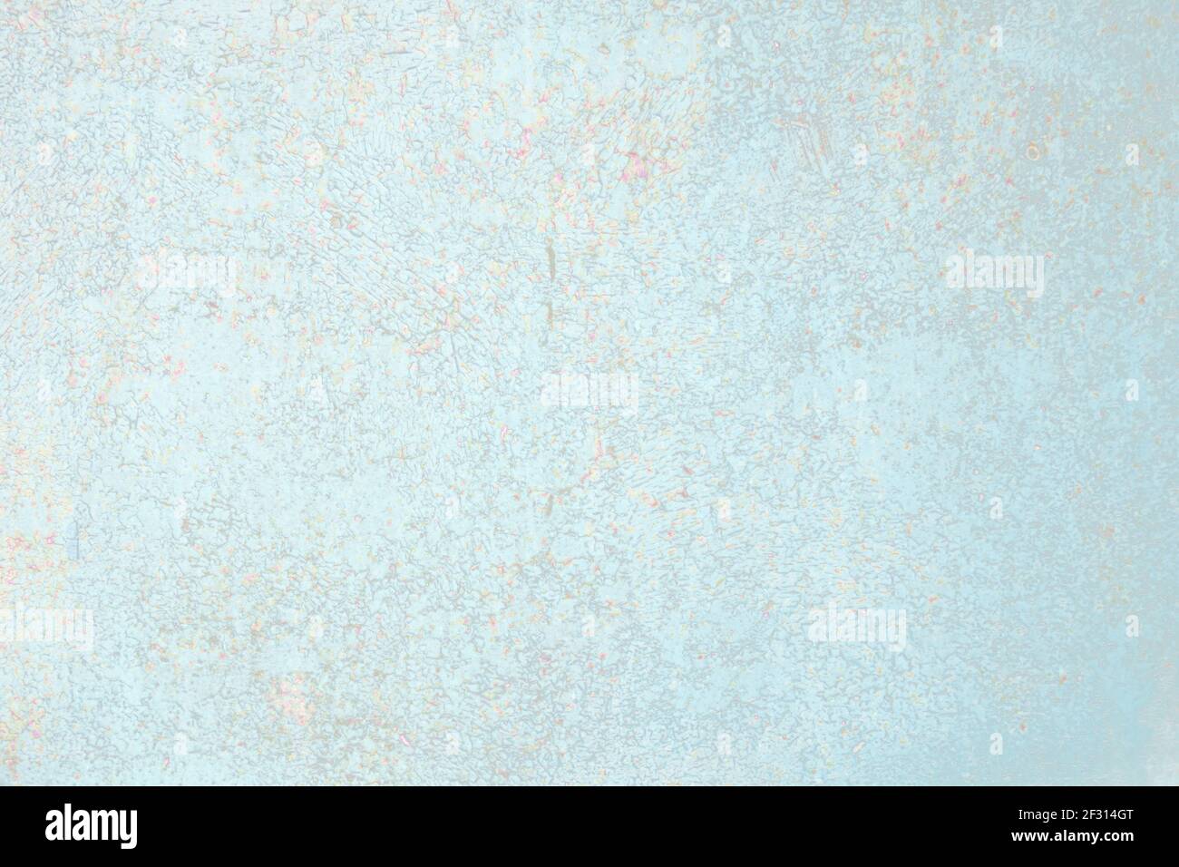 Gentle blue background. Corroded metal background. Oxidized metal ...