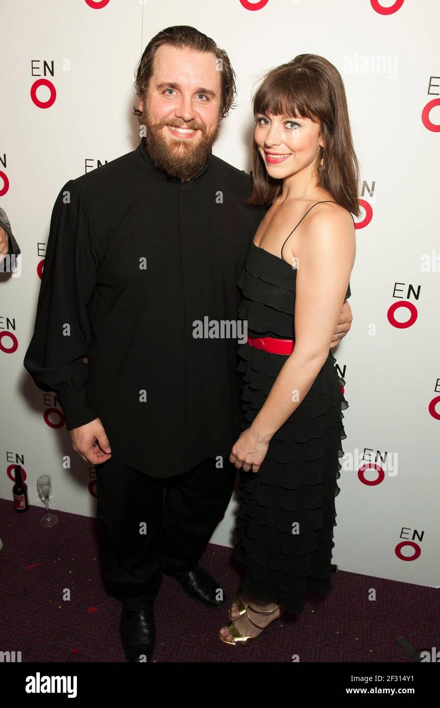 Michael Spyers (Cellini) and Corine Winters (Teresa) at the opening ...