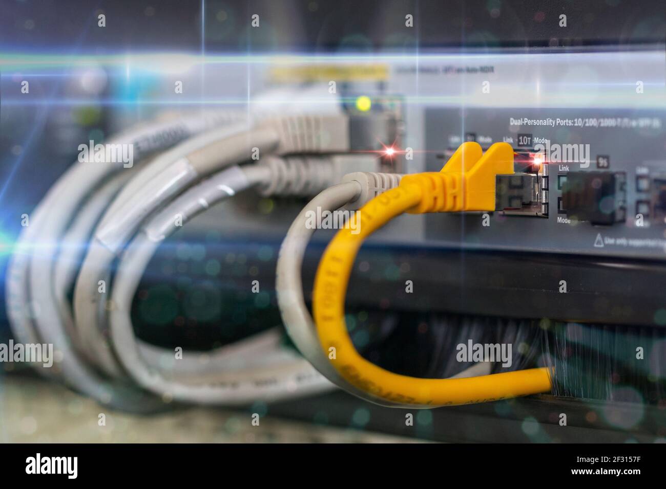 Fiber optics cable hi-res stock photography and images - Alamy