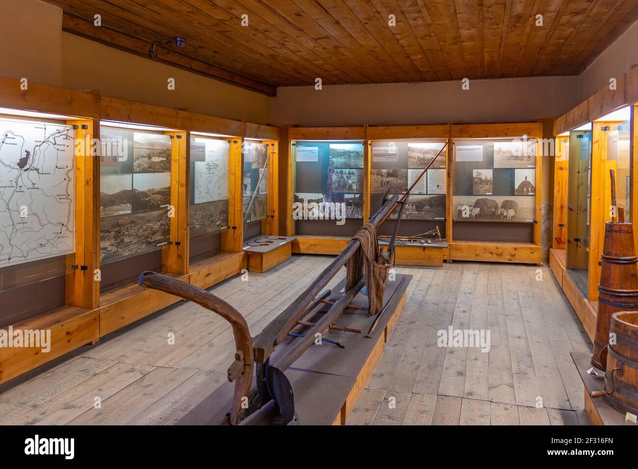 Batak, Bulgaria, June 21, 2020: Interior of the Balinov house in Batak ...