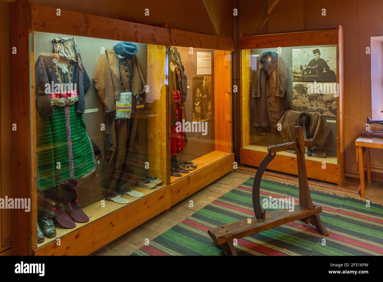 Batak, Bulgaria, June 21, 2020: Interior of the Balinov house in Batak ...