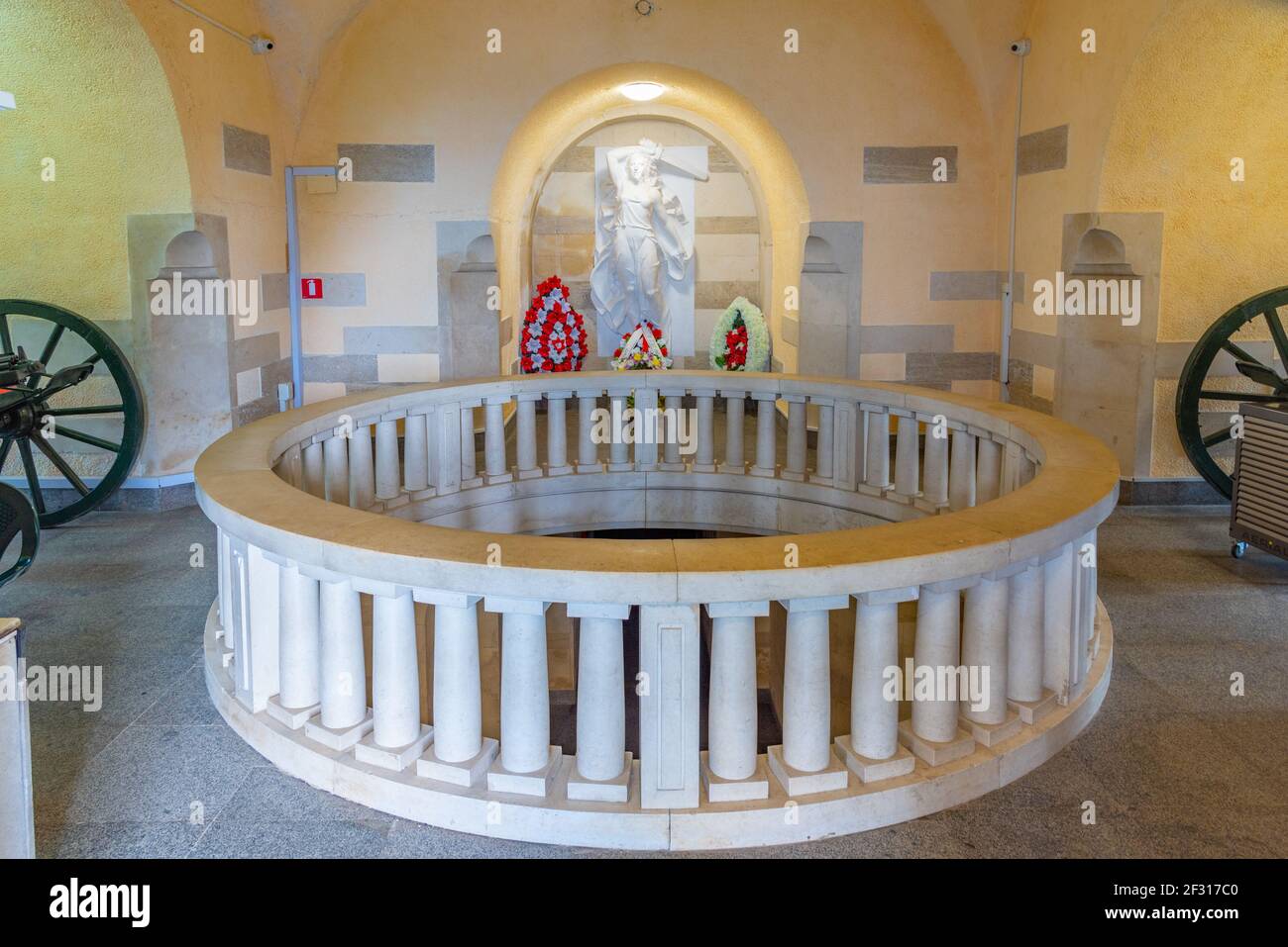 Shipka, Bulgaria, June 24, 2020: Interior of the Monument to Freedom ...