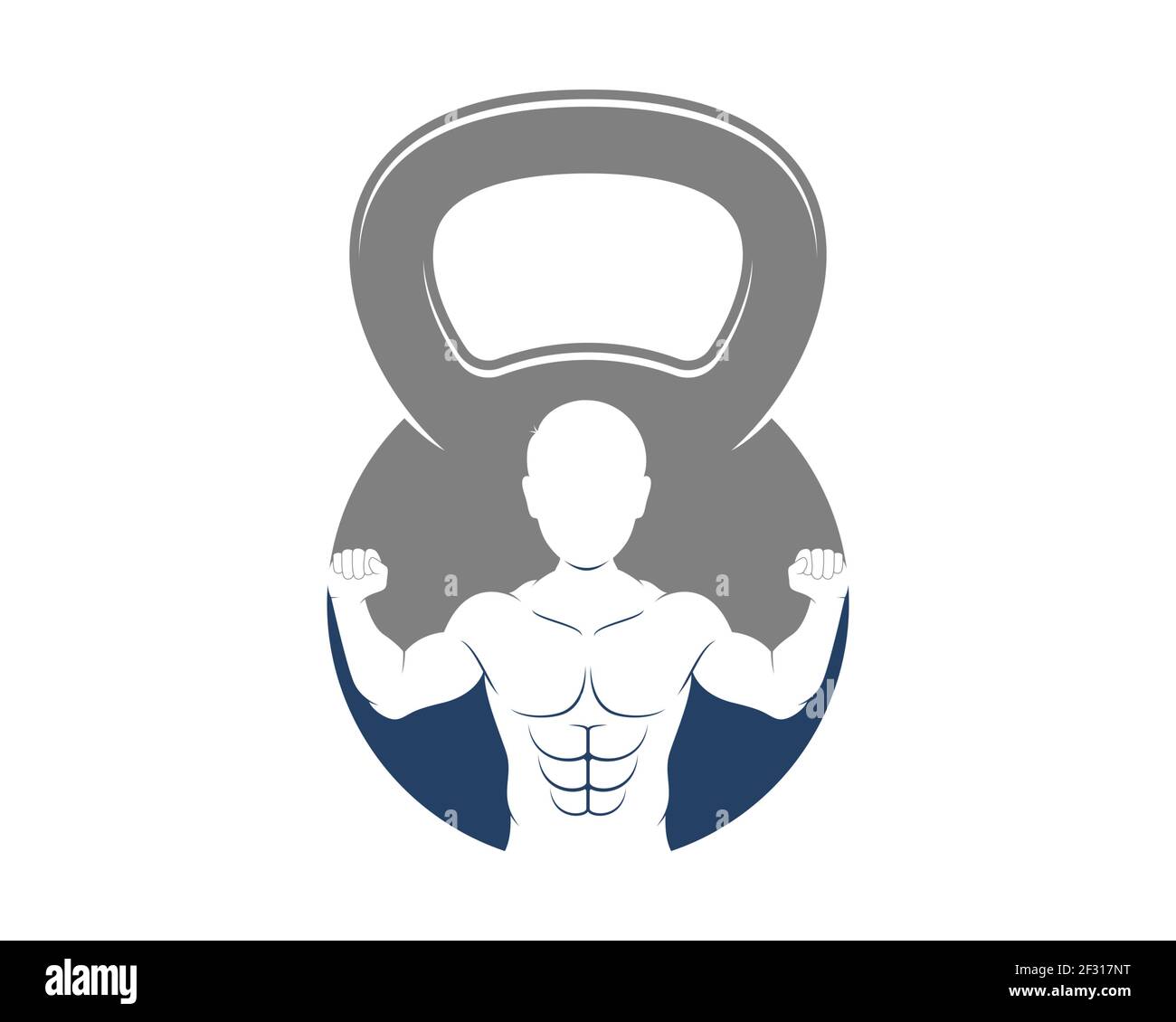 Fitness man training inside Cut Out Stock Images & Pictures - Alamy