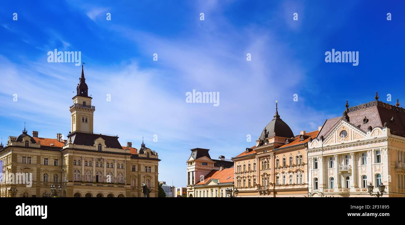 Old town in Novi Sad - Serbia Stock Photo - Alamy