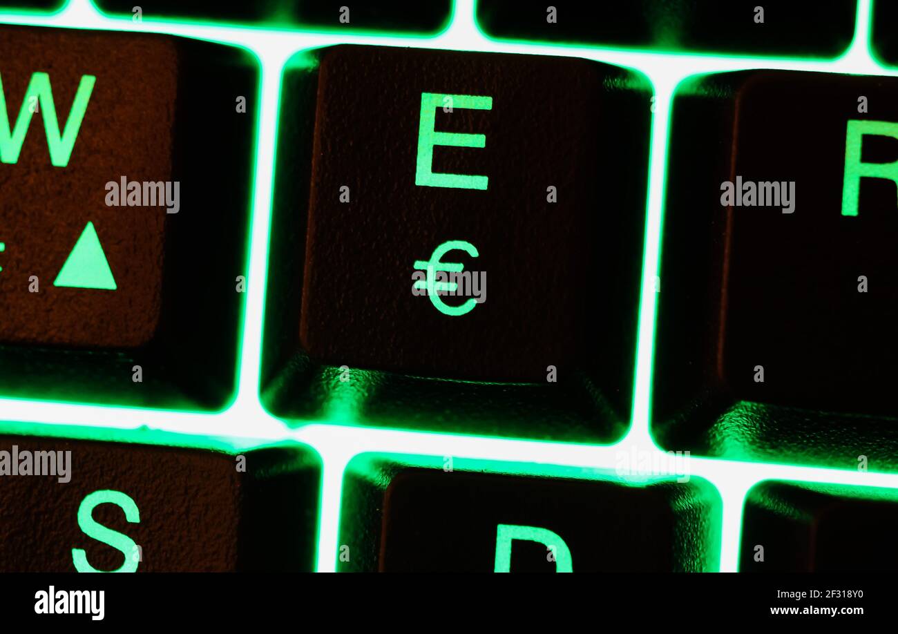 Illuminated letter e hi-res stock photography and images - Alamy