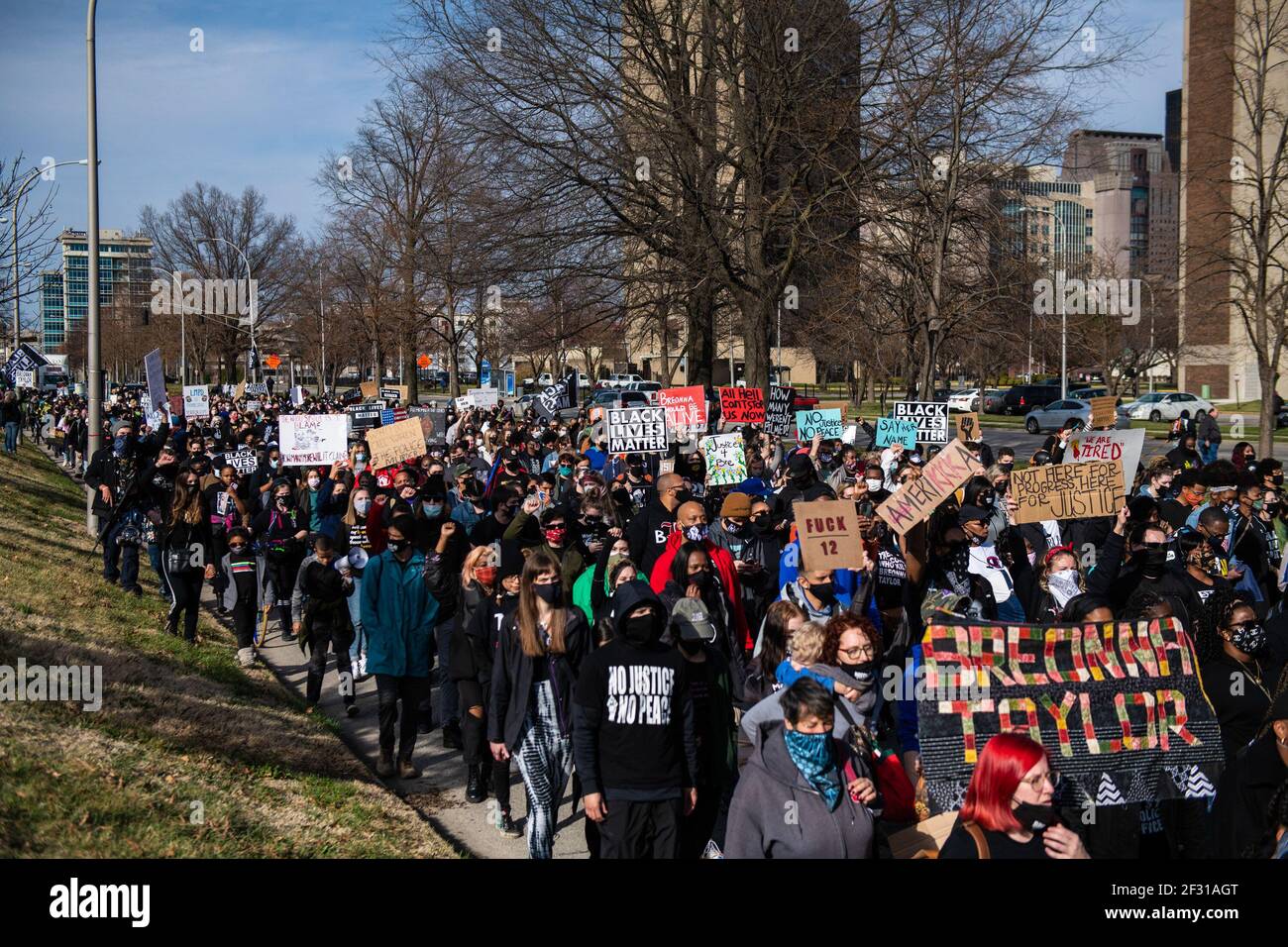 Breonna taylor protest 2021 hi-res stock photography and images - Alamy