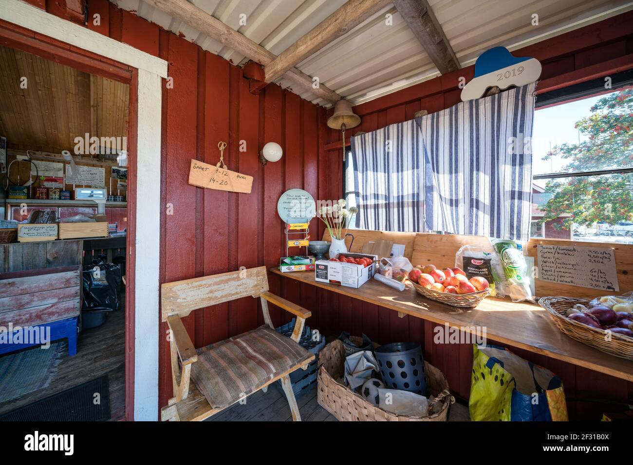 A small shop on Aspö island, Parainen, Finland Stock Photo - Alamy