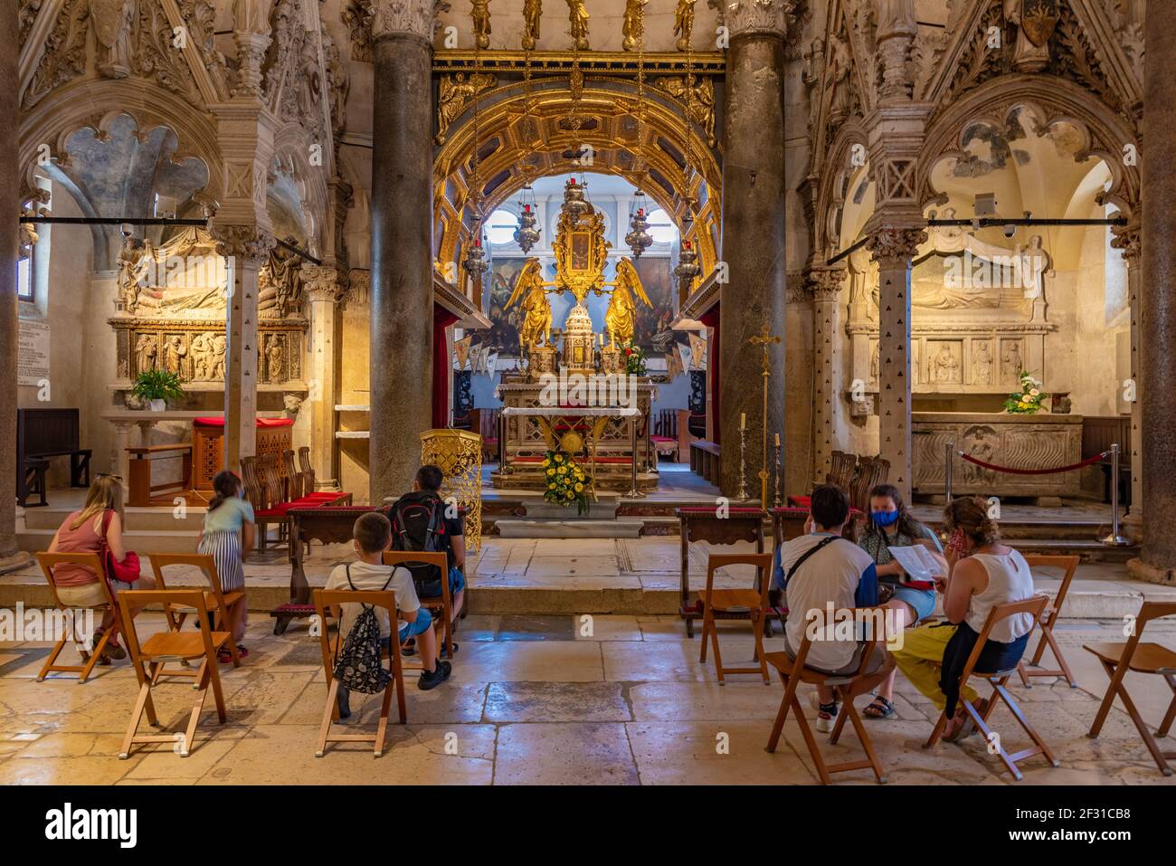Inside st domnius cathedral hi-res stock photography and images - Alamy