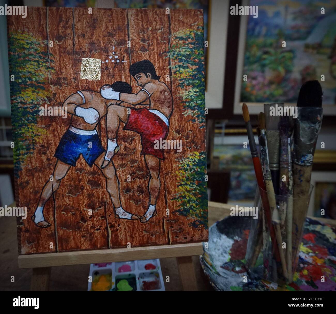 Vintage boxing class hi-res stock photography and images - Alamy