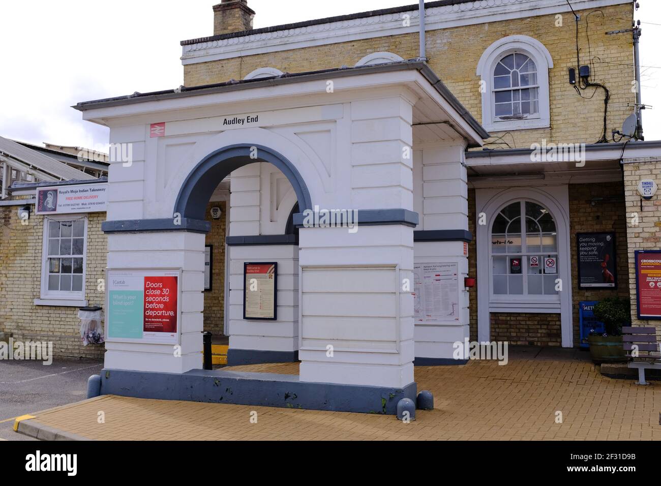 Audley End railway station Stock Photo - Alamy