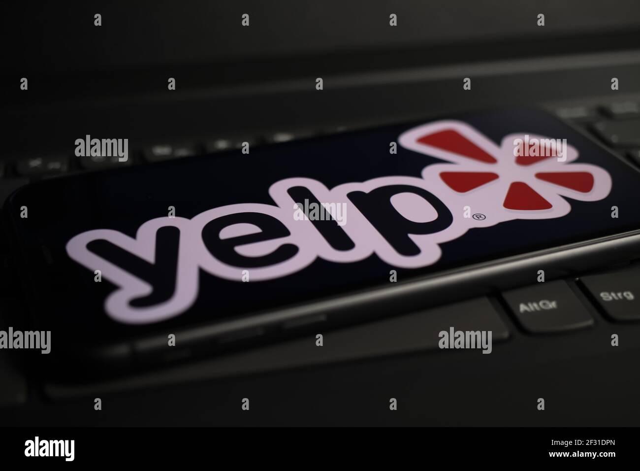 Yelp Logo Black Background