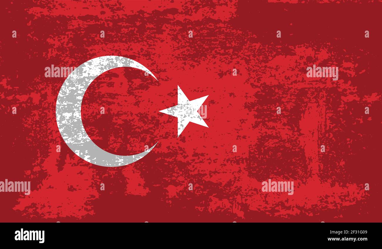 Turkish grunge flag. Turkish grunge flag. Abstract Turkey patriotic ...