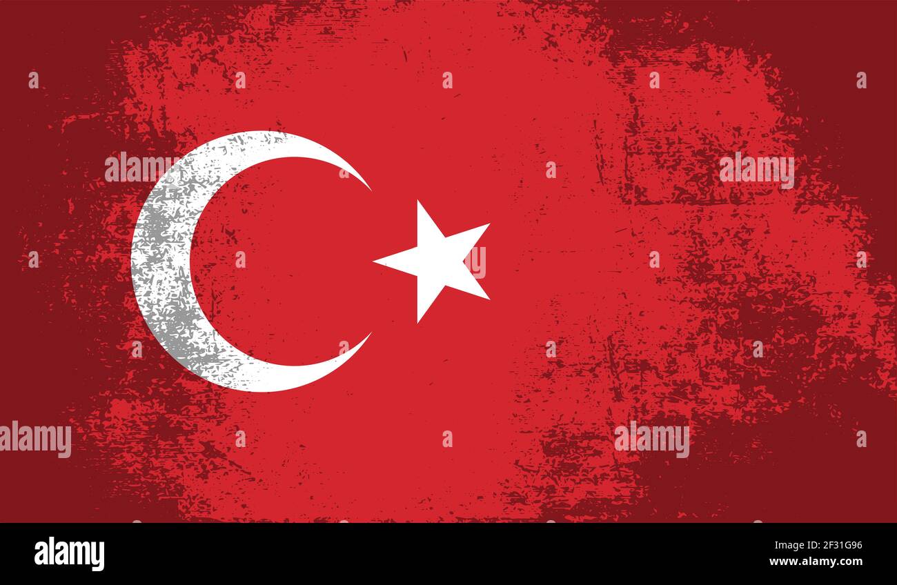 Turkish grunge flag. Turkish grunge flag. Abstract Turkey patriotic ...