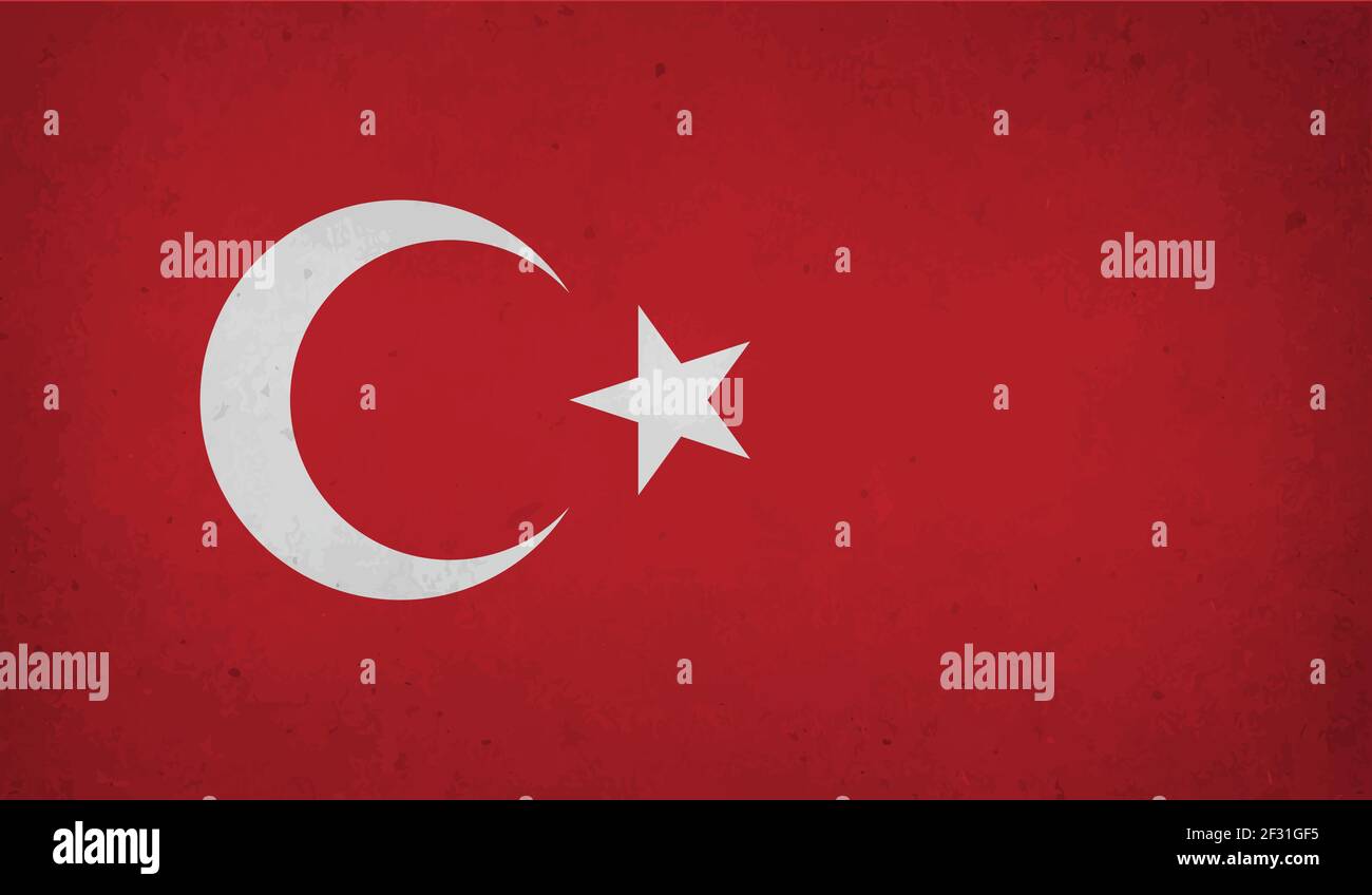 Turkish grunge flag. Turkish grunge flag. Abstract Turkey patriotic ...