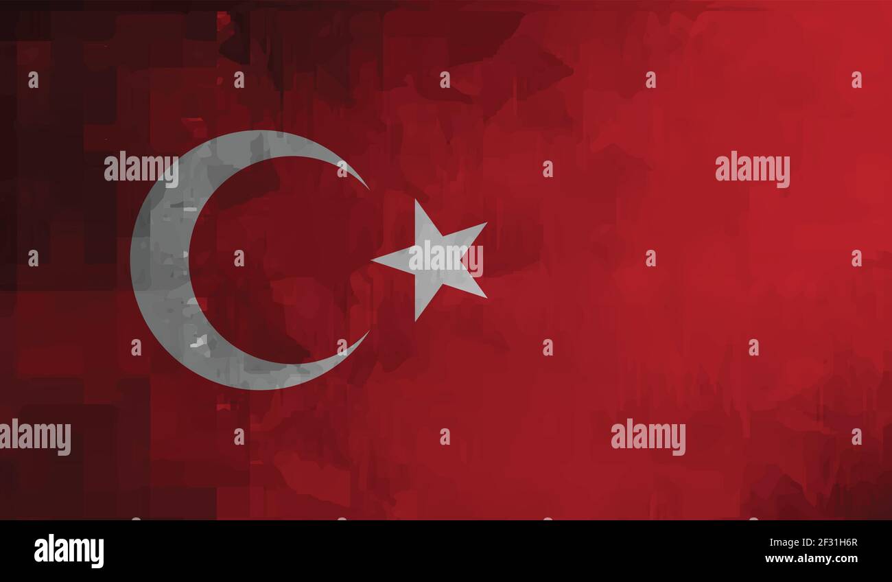 Turkish grunge flag. Turkish grunge flag. Abstract Turkey patriotic ...