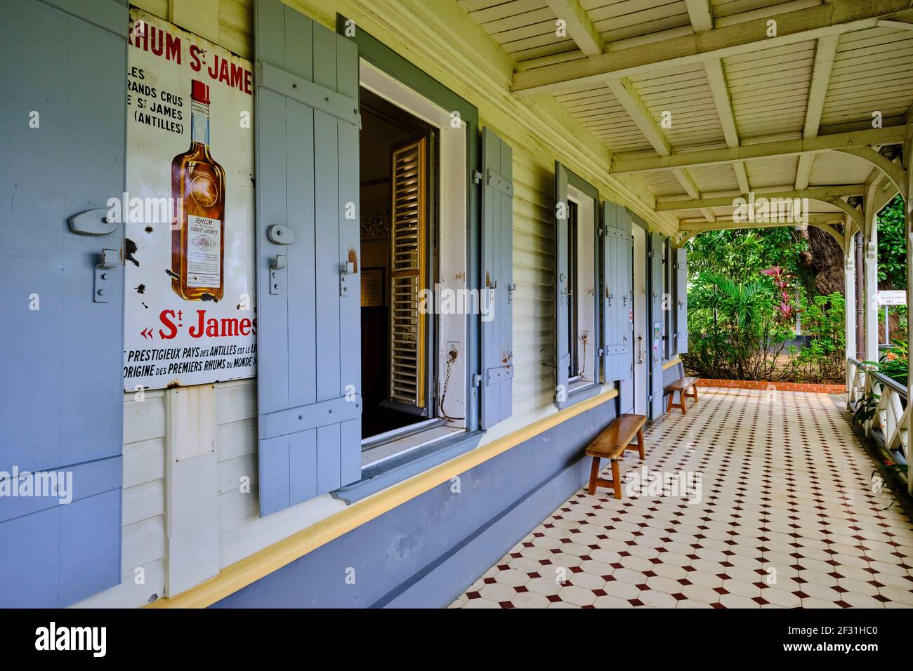France, West Indies, Martinique, Sainte-Marie, Saint-James distillery ...