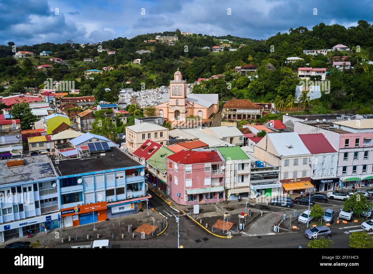 Aerial view martinique hi-res stock photography and images - Alamy