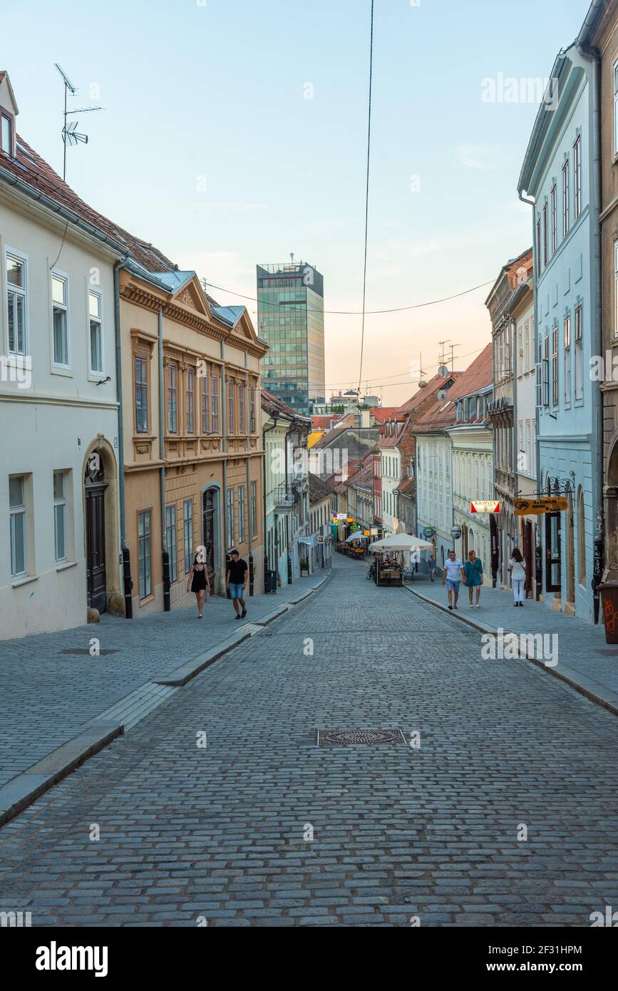 Radiceva street in zagreb hi-res stock photography and images - Alamy
