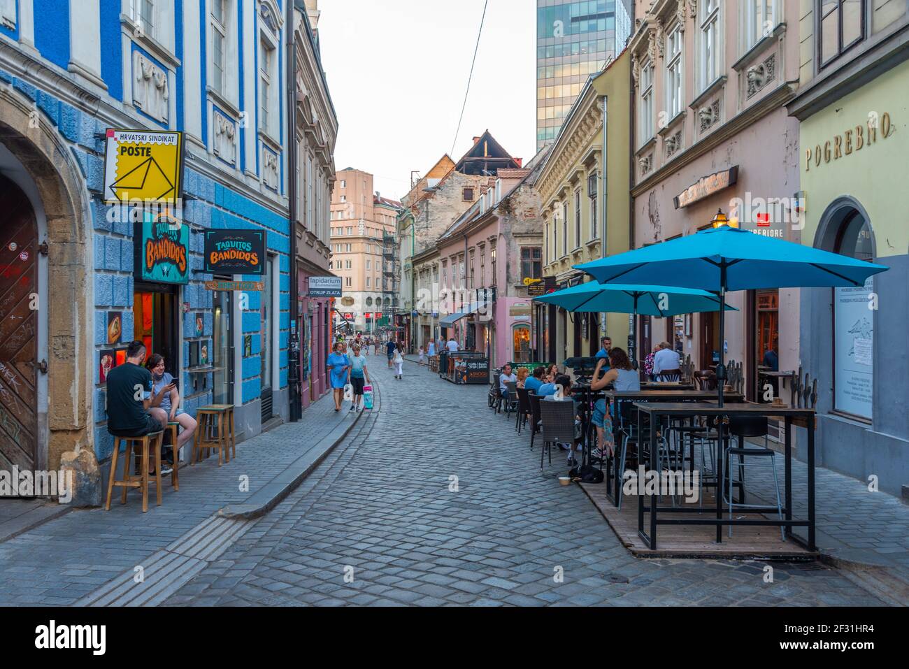 Radiceva street in zagreb hi-res stock photography and images - Alamy