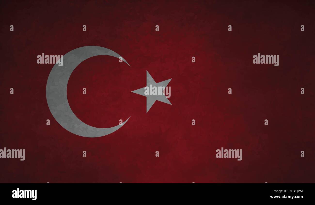 Turkish grunge flag. Turkish grunge flag. Abstract Turkey patriotic ...