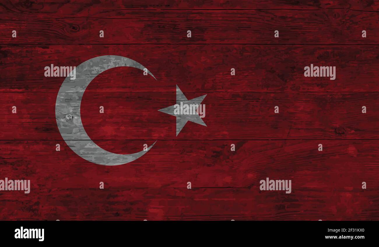 Turkish grunge flag. Turkish grunge flag. Abstract Turkey patriotic ...