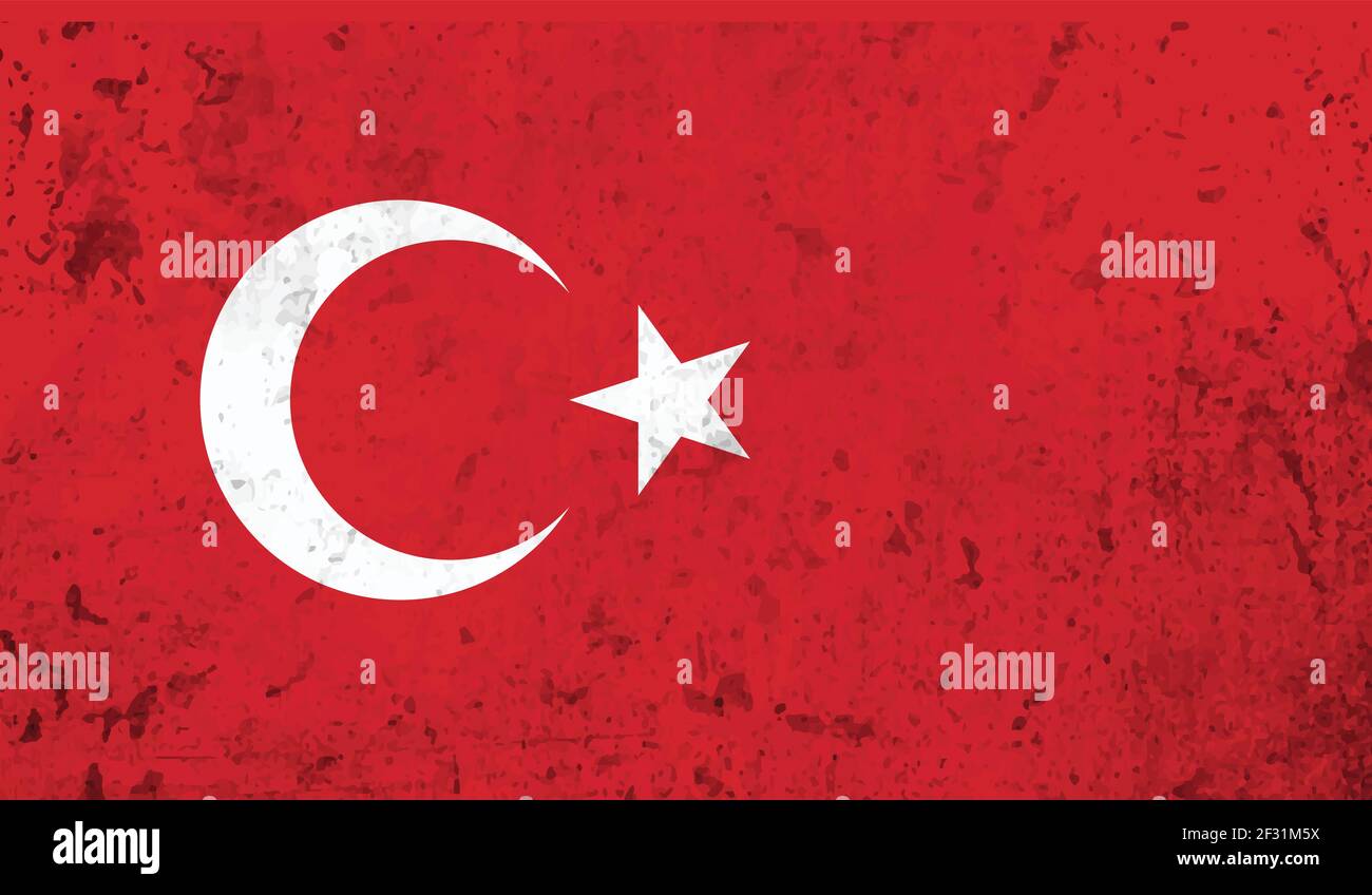 Turkish grunge flag. Turkish grunge flag. Abstract Turkey patriotic ...