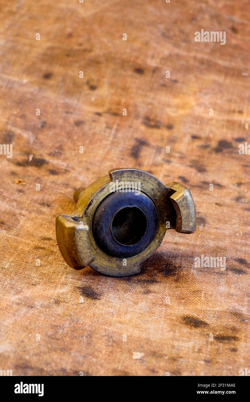 Pipe fitting insert, France Stock Photo - Alamy