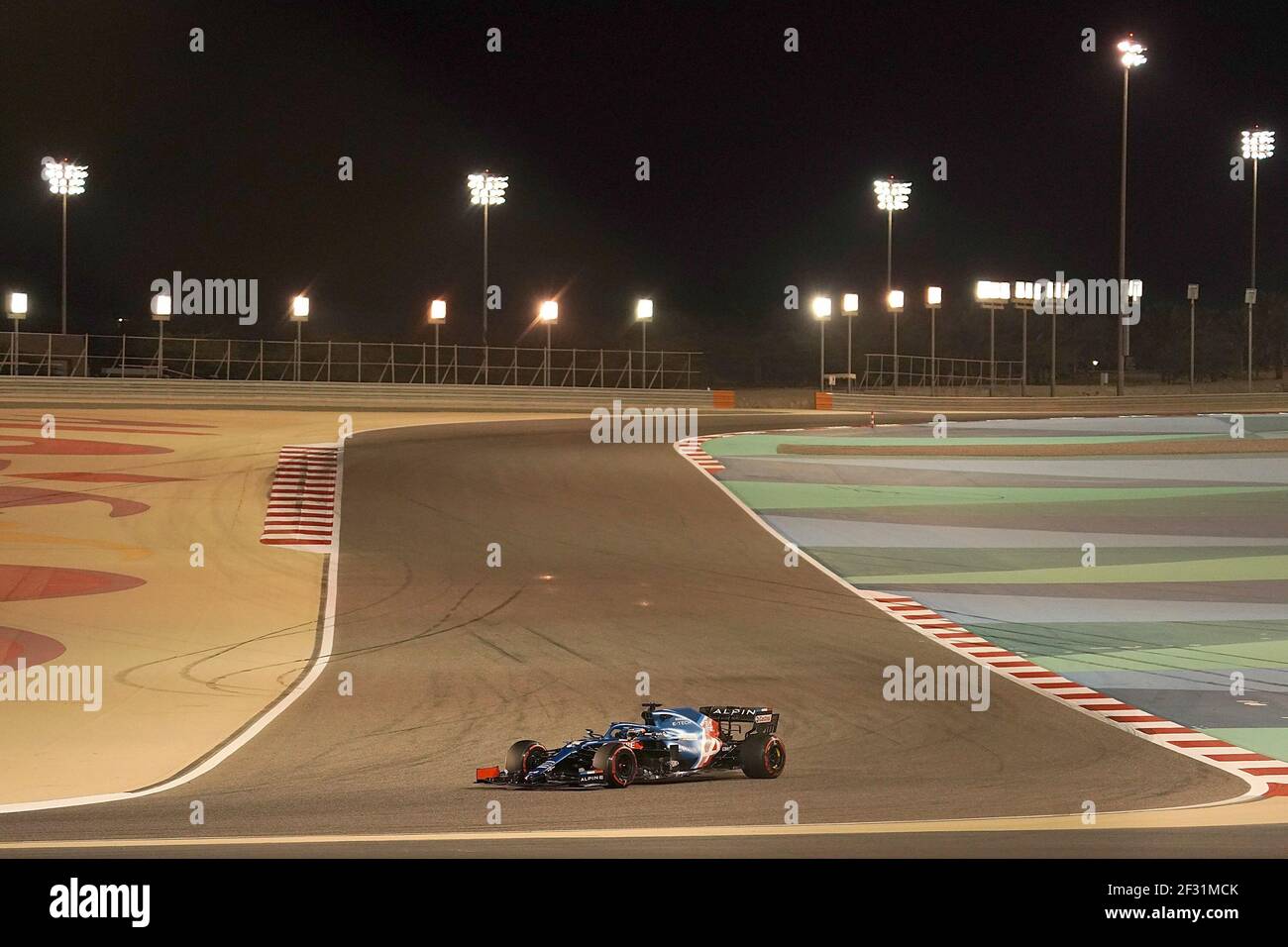 Sakhir, Bahrain. 14th Mar, 2021. Formula 1, pre-season testing, Day 3 ...