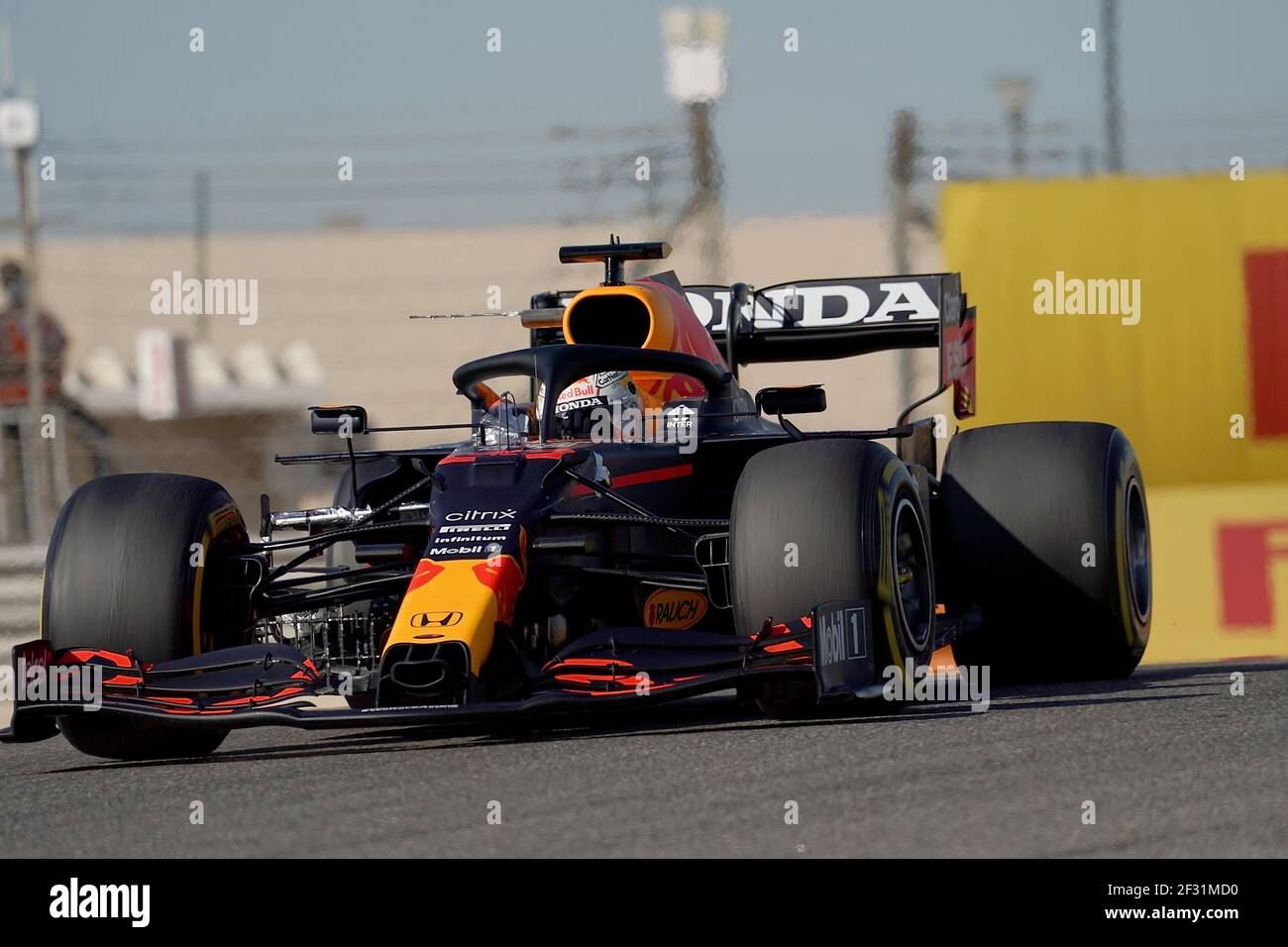 Sakhir, Bahrain. 14th Mar, 2021. Formula 1, pre-season testing, Day 3 ...