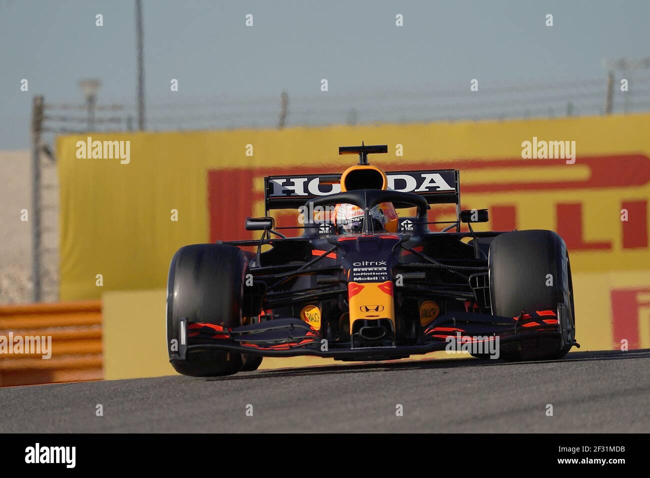 Sakhir, Bahrain. 14th Mar, 2021. Formula 1, pre-season testing, Day 3 ...