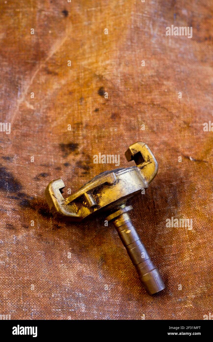 Pipe fitting insert, France Stock Photo - Alamy