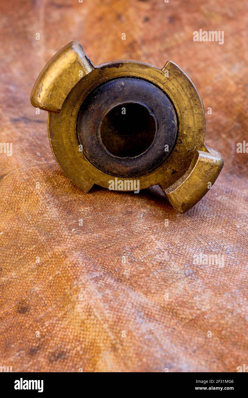 Pipe fitting insert, France Stock Photo - Alamy