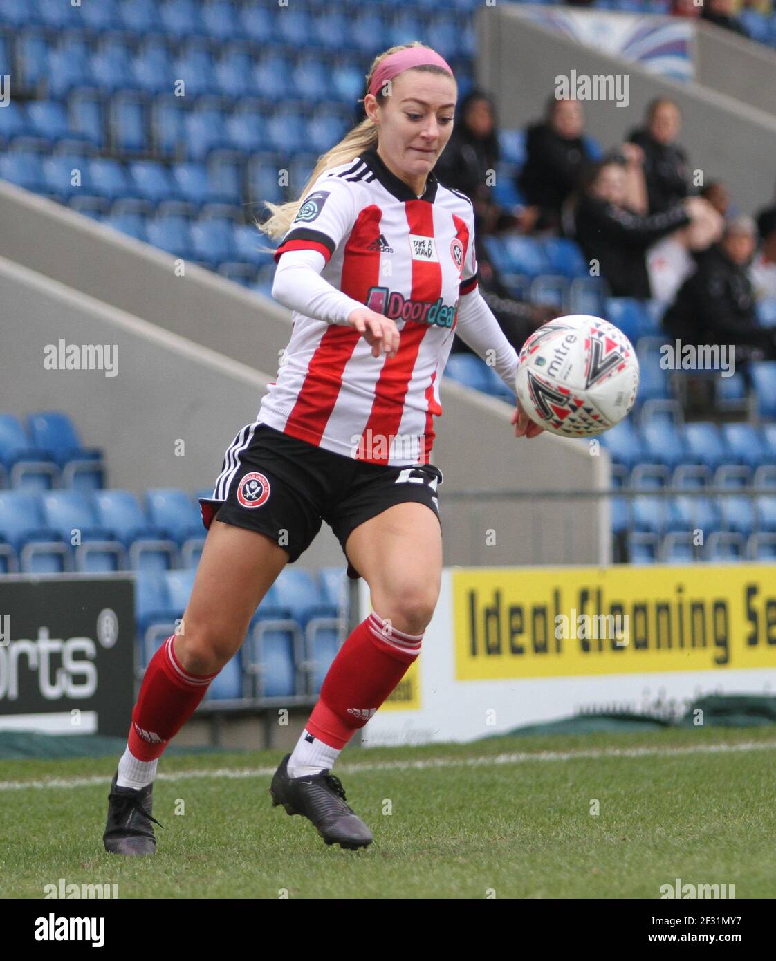 Chesterfield, UK. 03rd Oct, 2020. Ocean Rolandsen (#22 Sheffield United ...