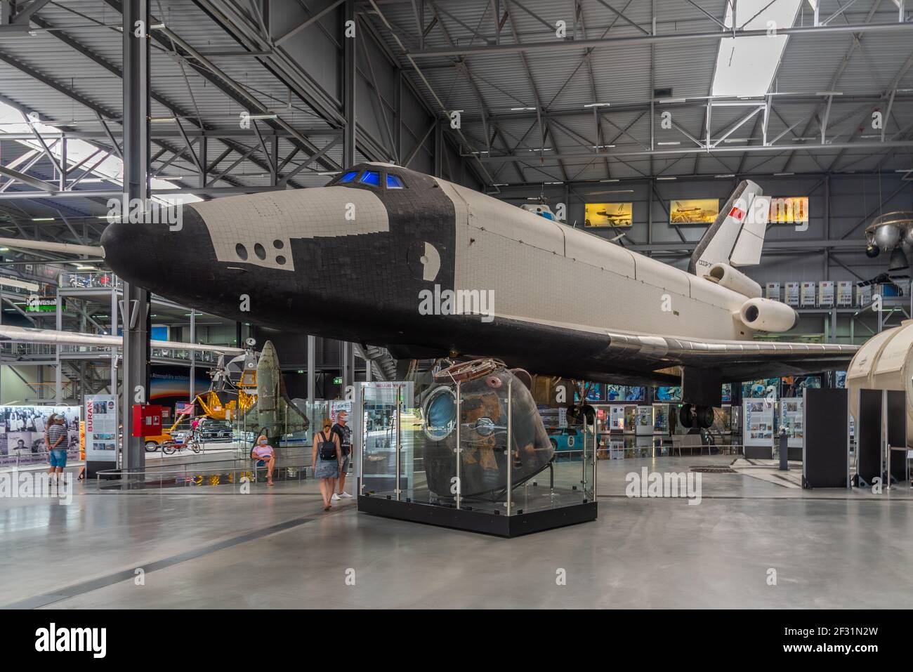 Speyer, Germany, September 16, 2020: Buran spaceship inside of the ...