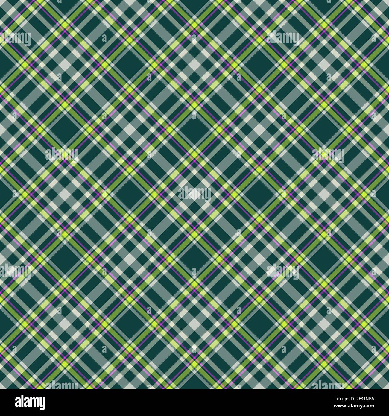 Check plaid seamless pattern. Vector background of textile ornament ...