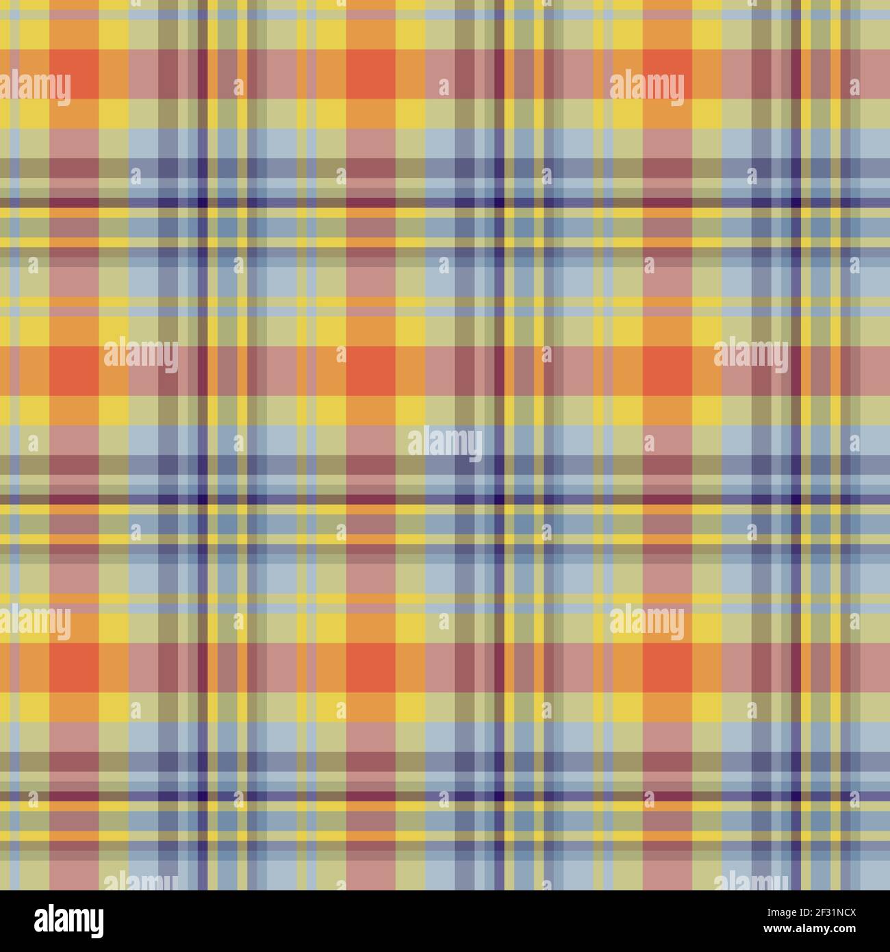 Check plaid seamless pattern. Vector background of textile ornament ...