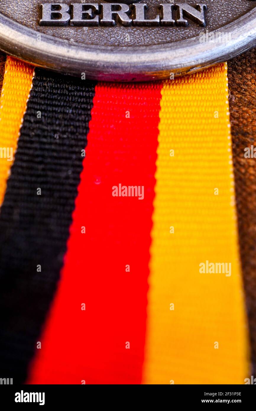 Berlin Marathon medal, France Stock Photo - Alamy